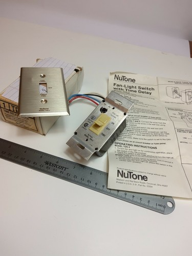 VINTAGE NUTONE TDS-3 TIME DELAY SWITCH | eBay