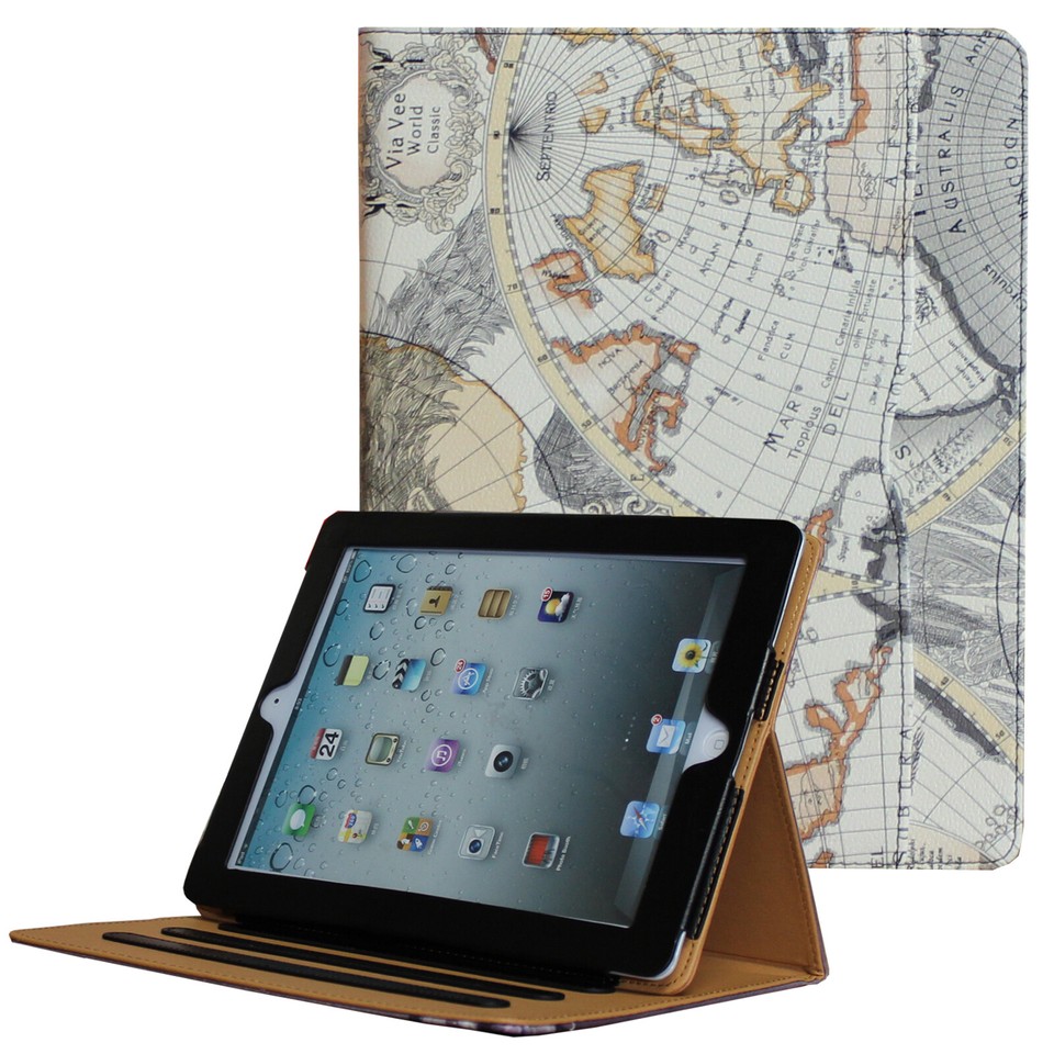Leather Smart Cover Case Stand Pocket For iPad 10.2 9th 8th 7th 9.7 10. ...