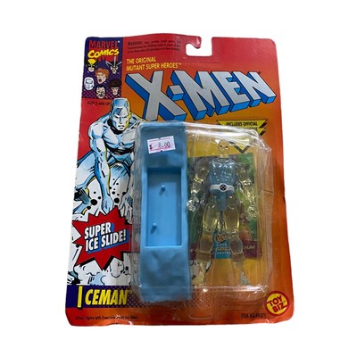 Toy Biz Marvel X-Men Iceman Action Figure Super Ice Slide 1992 ...