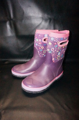 Girls Purple Bogs K Grasp Circle 78661-540 Insulated Waterproof Youth ...