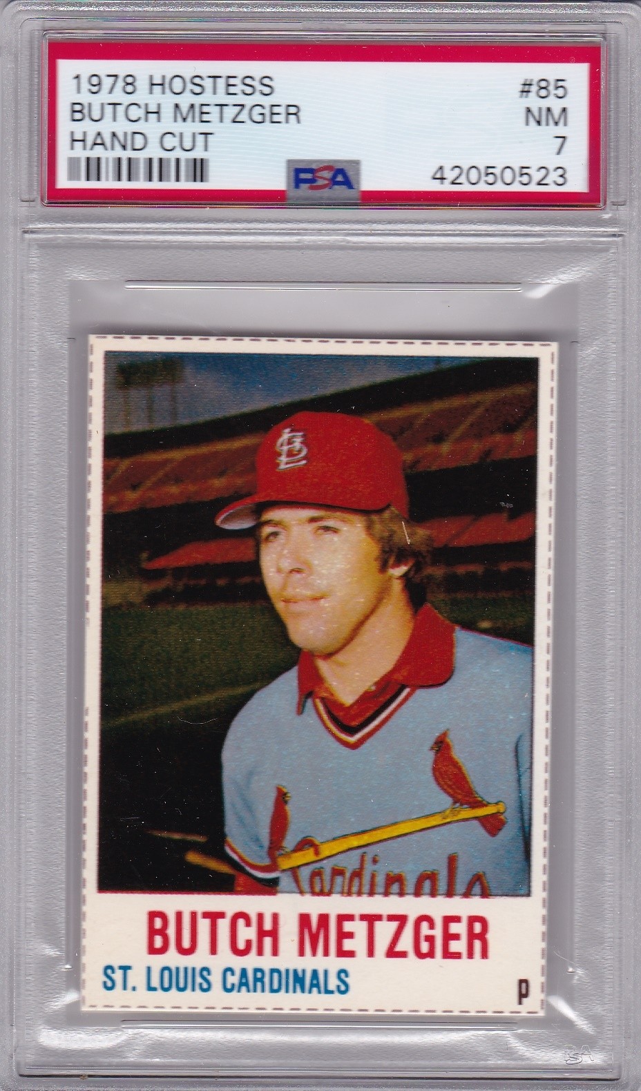 1978 Hostess #85 BUTCH METZGER PSA 7 NM St. Louis CARDINALS - TOUGH! 3 ...
