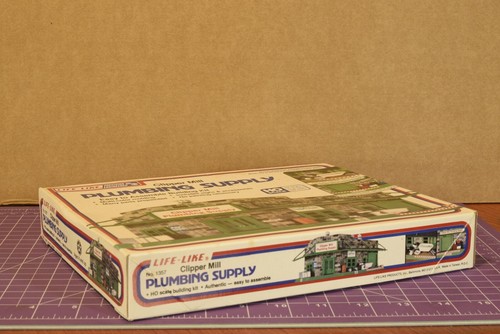 NIB sealed Plumbing Supply HO Scale commercial building kit, plastic | eBay