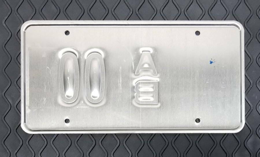 1994 Indiana Collegiate Vanity License Plate - Indiana State University ...