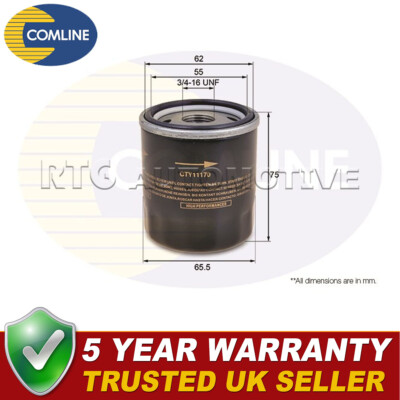 Comline Oil Filter Fits Yaris Aygo Corolla Avensis Auris Prius 107 108 ...