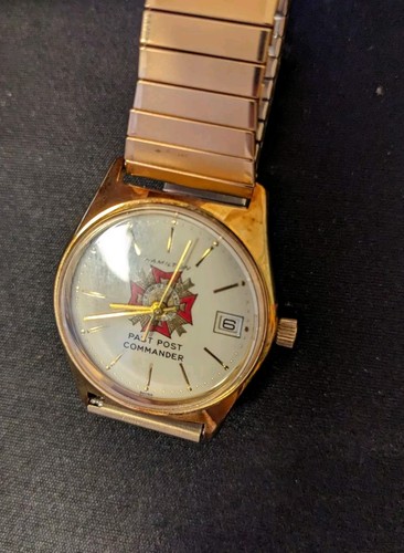 Vintage Hamilton Past Post Commander Watch In Box | eBay