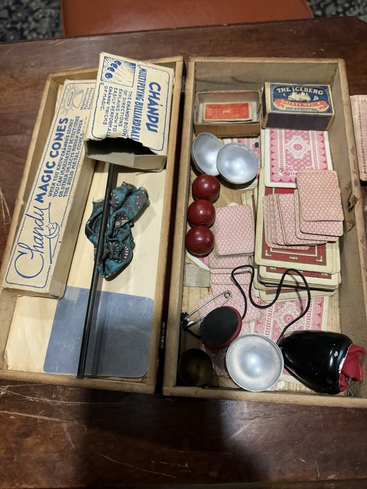 Vintage Magic Set 30s-50s Magician’s Case & Trick Collection | eBay