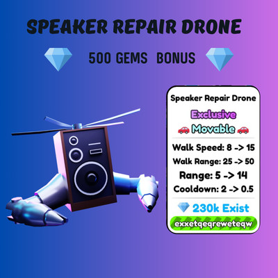 Speaker Repair Drone | Toilet Tower Defense | TTD Roblox | ttd Units ...