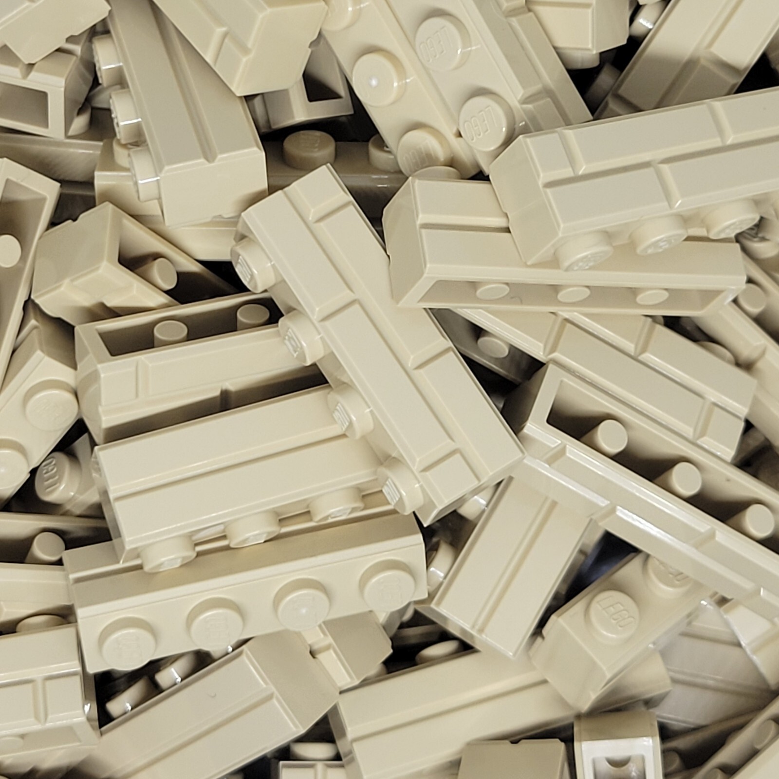 LEGO PARTS - TAN MASONRY PROFILE BRICK 1X4 - No 15533 / 6232136 - QTY 5 ...