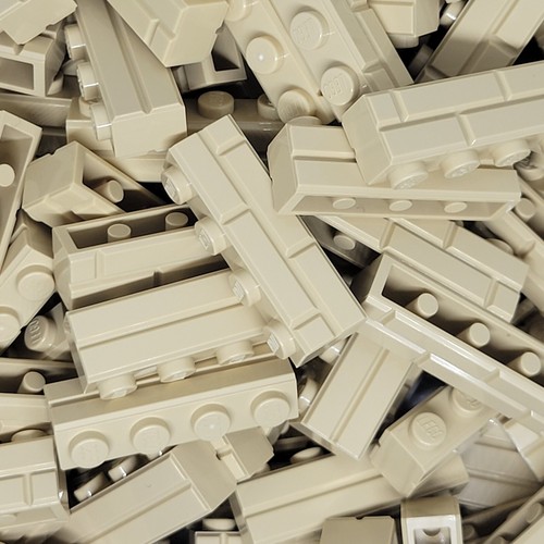 LEGO PARTS - TAN MASONRY PROFILE BRICK 1X4 - No 15533 / 6232136 - QTY ...