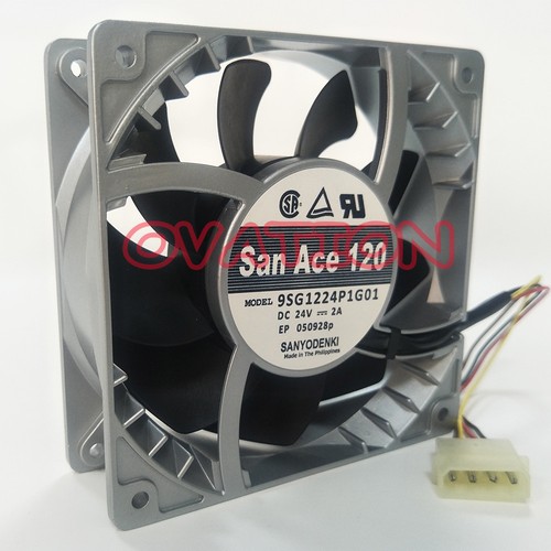 for Sanyo Denki San Ace 120 9SG1224P1G01 24VDC 2A Fan | eBay UK