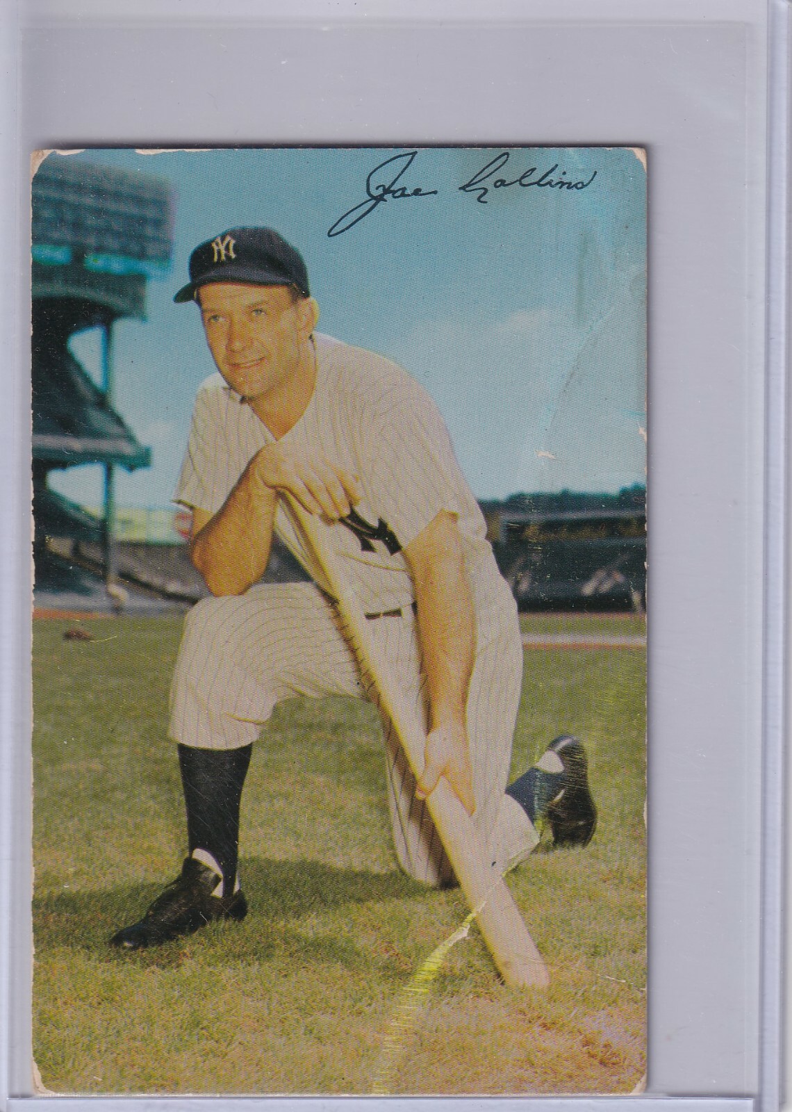 1953-55 DORMAND POSTCARD JOE COLLINS NEW YORK YANKEES A030A | eBay