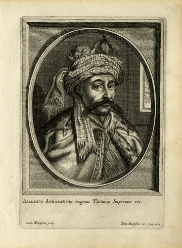 Antique Master Print-Portrait Assartus Atrabantes-Tatar Khan-Meyssens ...