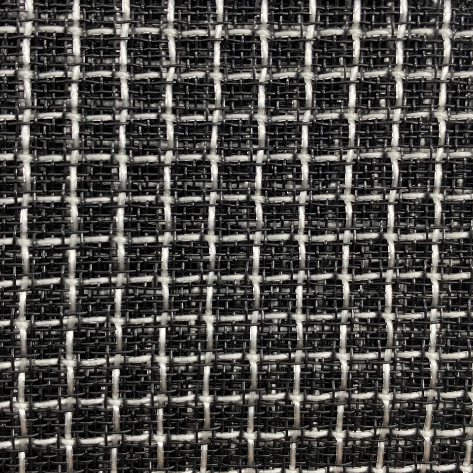 Quality Black Silver Strip Woven Amplifier Speaker Grill Fabric Cloth ...