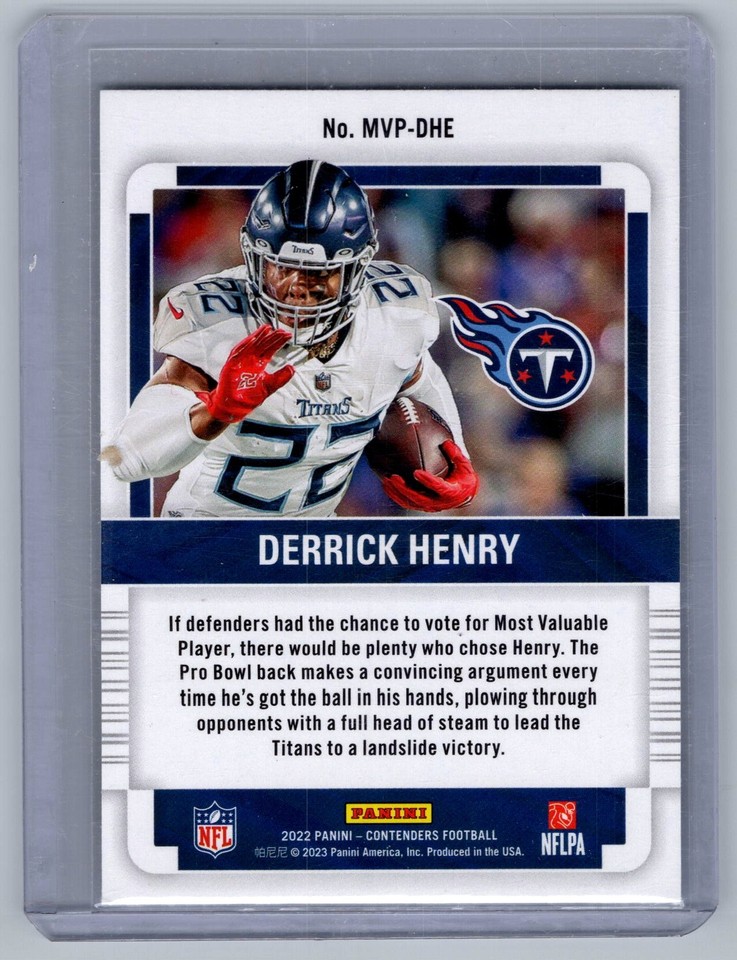 2022 Panini Contenders #MVP-DHE Derrick Henry MVP Contenders Emerald | eBay