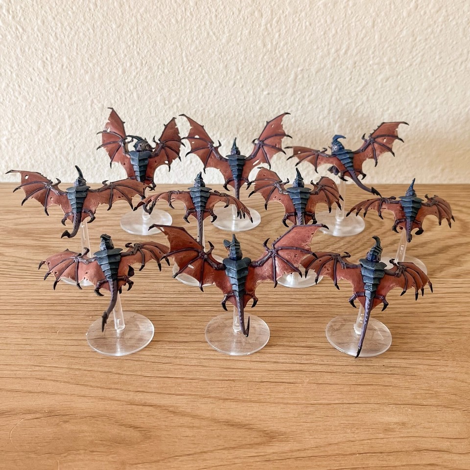Warhammer 40k Tyranids - Painted Hive Fleet Hydra Army - (285) | eBay