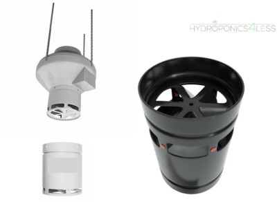 4" 5" 6" 8" 10" 12" Swirl Supply Air Circulation Diffuser DiffuseAir ...