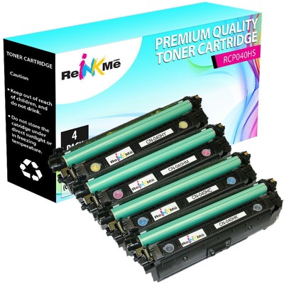 Compatible 040H Black & Color High Yield Toner Set for Canon LBP712Cdn ...