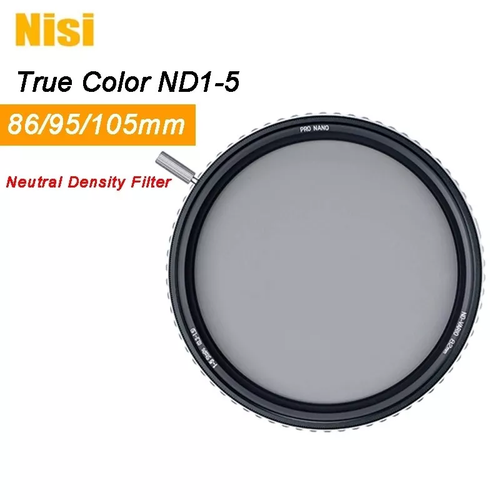 NiSi True Color ND-VARIO Variable VND Pro Nano 1-5 Stops Filter 58mm ...