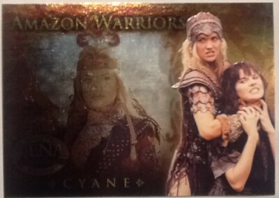 Xena Beauty & Brawn Amazon Warriors AW3 Cyane Card MINT Rittenhouse | eBay