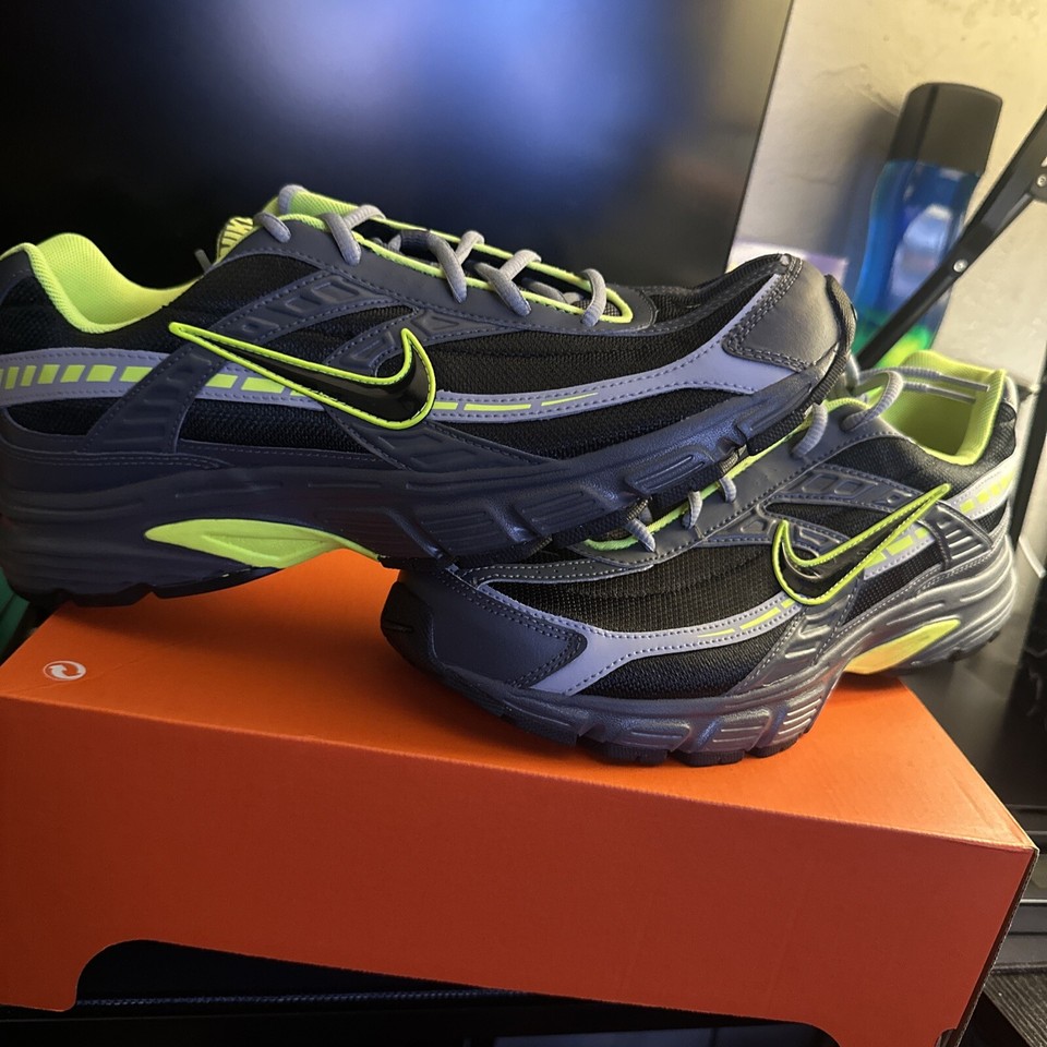 Nike Initiator Men's Neon Green Black Grey Athletic Sneakers 394055 023 ...