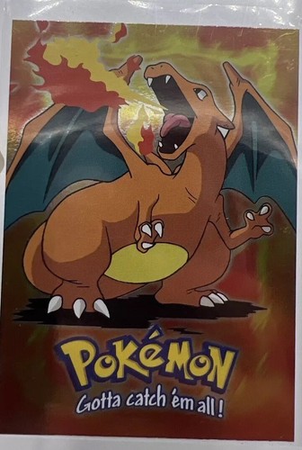 1999 Topps Pokemon Charizard Holo E6 of 12 NM (Blue Label) Excellent ...