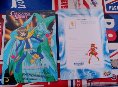 CARD CAPTOR CARDCAPTOR SAKURA E GRAPHICS POSTCARD CLAMP | eBay