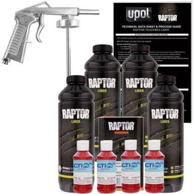 U-POL Raptor Brick Red Urethane Spray-On Truck Bed Liner W/Free Spray ...