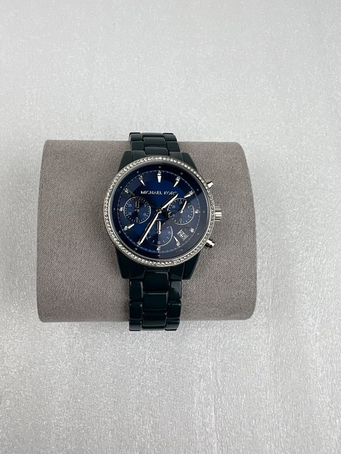 Michael Kors MK6722 Bradshaw Chronograph Teal Coated Stainless Steel ...