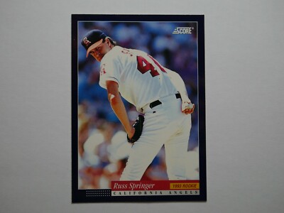 1994 Score Russ Springer #562 California Angels Baseball Card | eBay