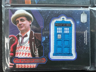 2015 TOPPS Doctor Who Commemorative TARDIS patch card - THE SEVENTH ...
