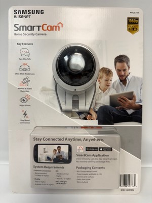 SAMSUNG WISENET SNH-V6431BN 1125724 SMARTCAM HOME SECURITY CAMERA NEW | eBay
