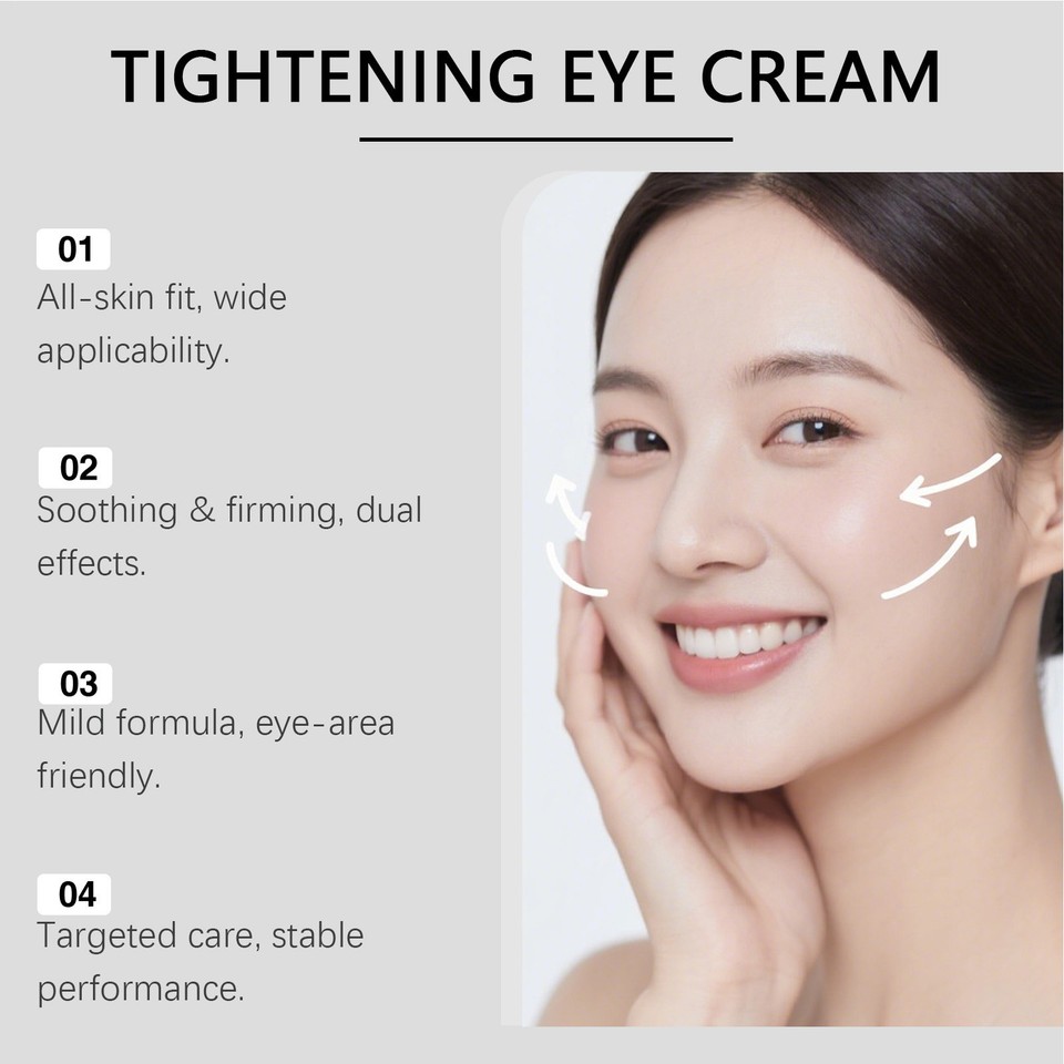 Under Eye Cream 20g Smoothing Moisturizer Eye Care Cream With Brush ...