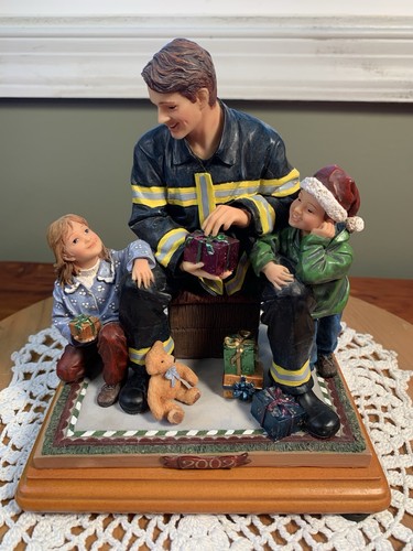 Vanmark Red Hats of Courage Twas The Night Before Christmas Firefighter ...