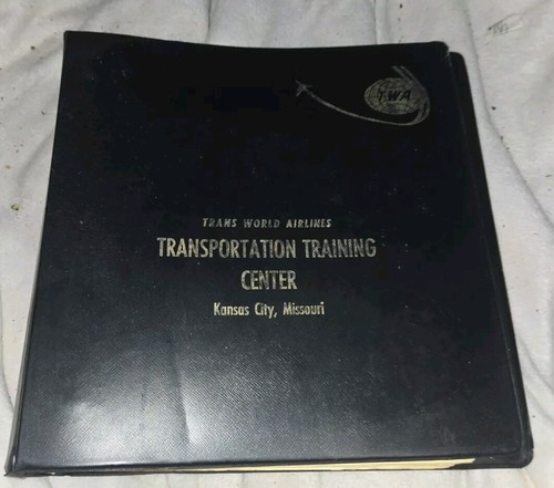 TWA Trans World Airlines Transportation Training Center Kansas City ...