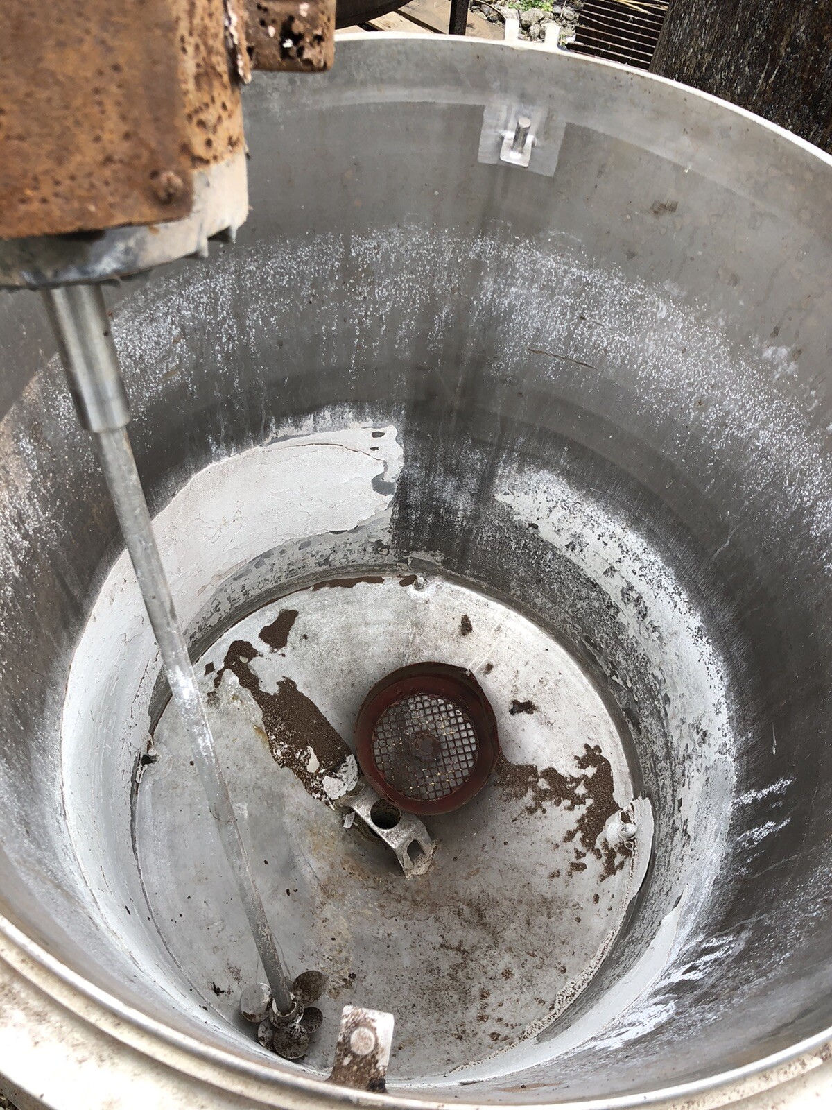 60 Gallon Stainless Steel Open Top Mix Tank With Top Mounted Mixer ...