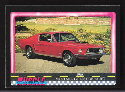 1991 Muscle Cards #41 1968 Ford Mustang GT 428 Cobra Jet | eBay