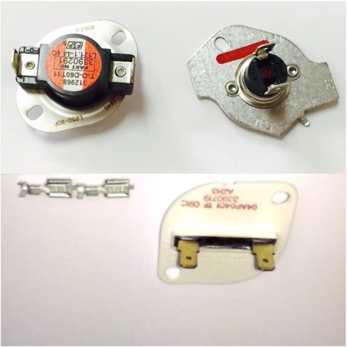 279769 3390719 Genuine OEM Whirlpool Dryer Thermal Fuse Thermostat Kit ...