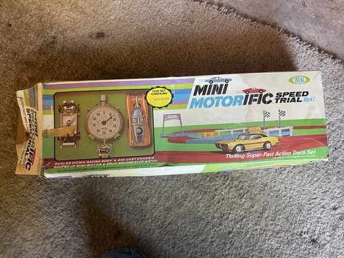 Ideal Mini Motorific Sprint Racing Track Set with Cars | eBay