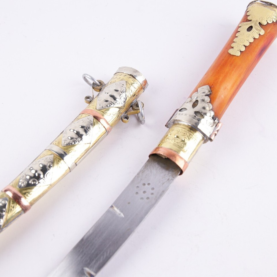 Moroccan Dagger Knife Islamic Authentic Handmade Jambiya Koummya Arabic ...