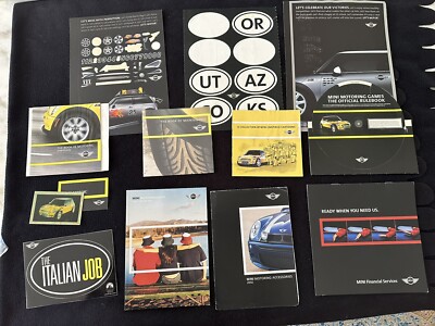 2002 2003 MINI Cooper S Brochure Set Motoring Sticker Catalog Accessory ...