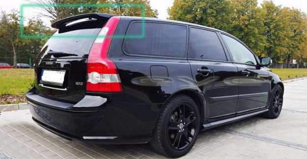 VOLVO V50 REAR ROOF SPOILER | eBay