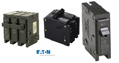 Eaton Cutler-Hammer BR TYPE Circuit Breaker Stab-On 120/240v PICK AMP ...