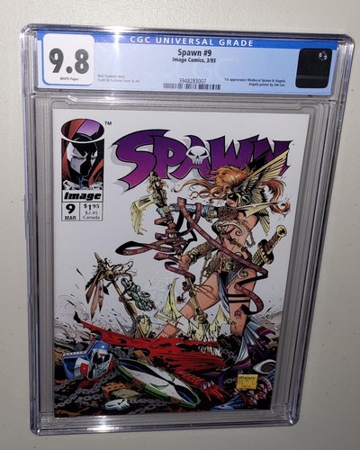 Spawn #9 (CGC 9.8) 1st Appearance of Medieval Spawn & Angela - 1993 | eBay