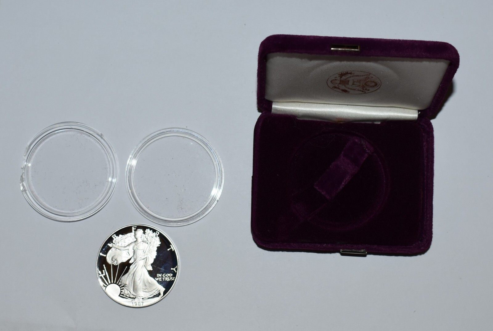 1987 S Walking Liberty Eagle Fine 999 Silver Coin | eBay