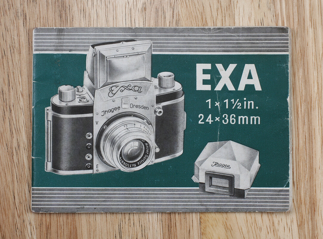 EXA 1 X 1 1/2 IN 24 X 36MM INSTRUCTION BOOK/130801 | eBay