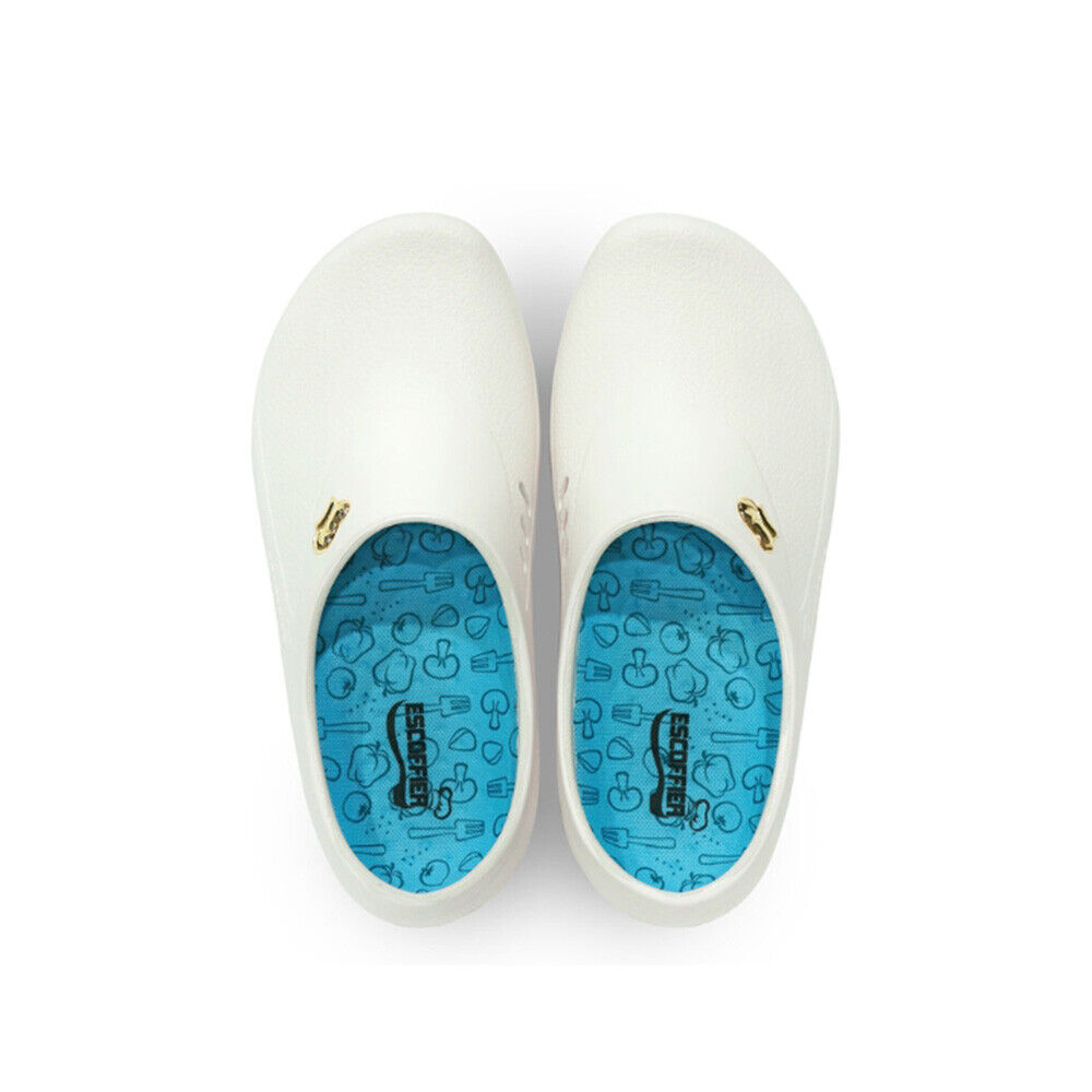 ESCOFFIER Unisex Anti-slip shoes Chef Kitchen Shoes Slipper Safety ...