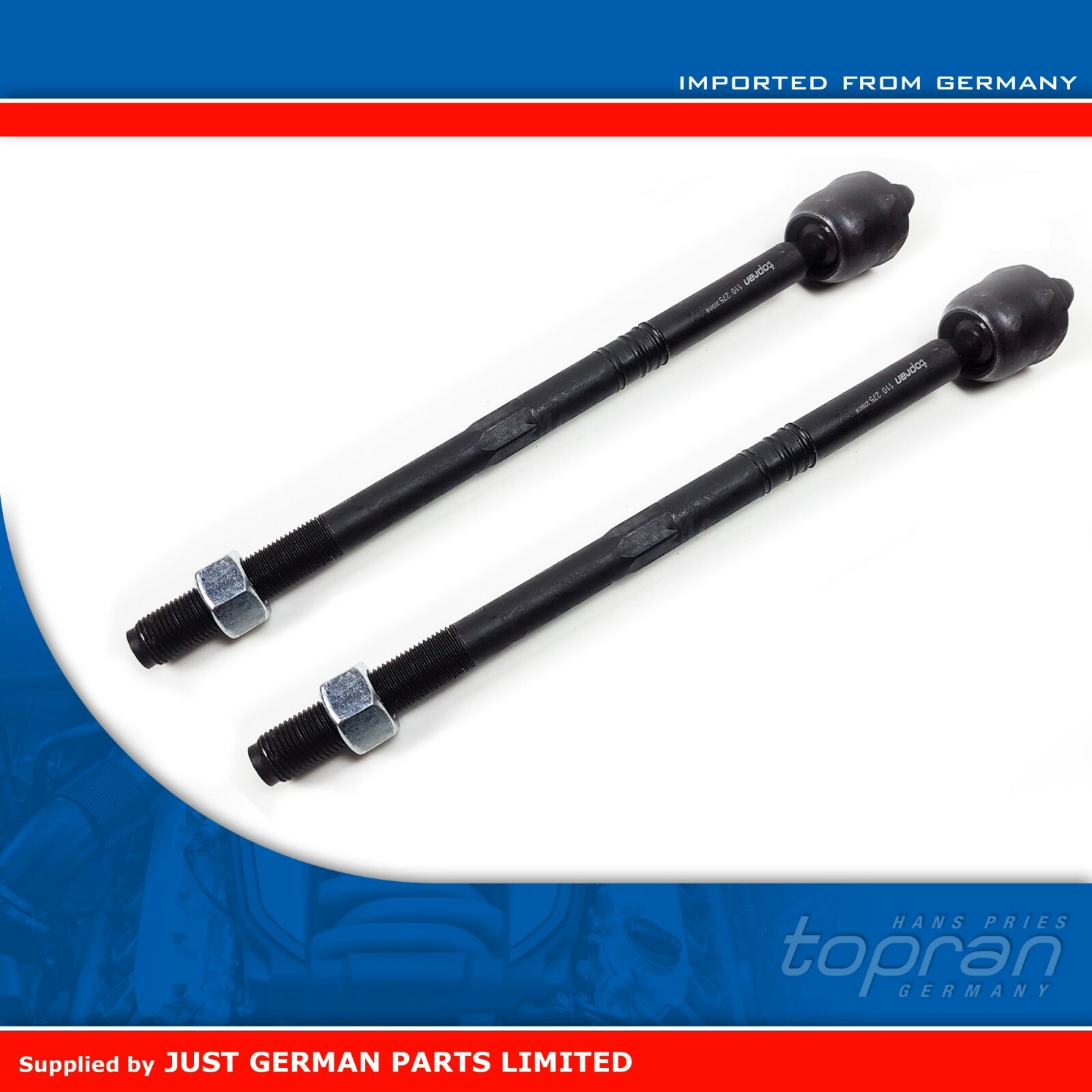 2X Front Inner Steering Tie Track Rod Axle Joints VW Audi Seat Skoda ...