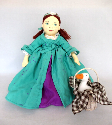 Betsey Doll 1997 Colonial Williamsburg with Market Basket and Goose | eBay