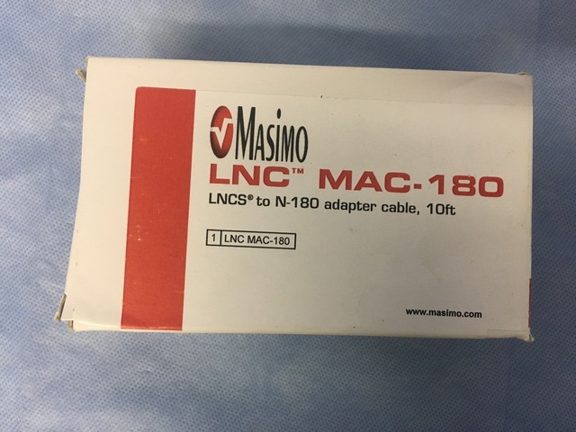 Masimo LNC Mac-180 Spo2 Patient Cable Ref#2268 for sale online | eBay