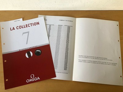 Dossier de presse OMEGA - Liste de prix 2002 2003 - Bracelets en cuir - Espagnol | eBay